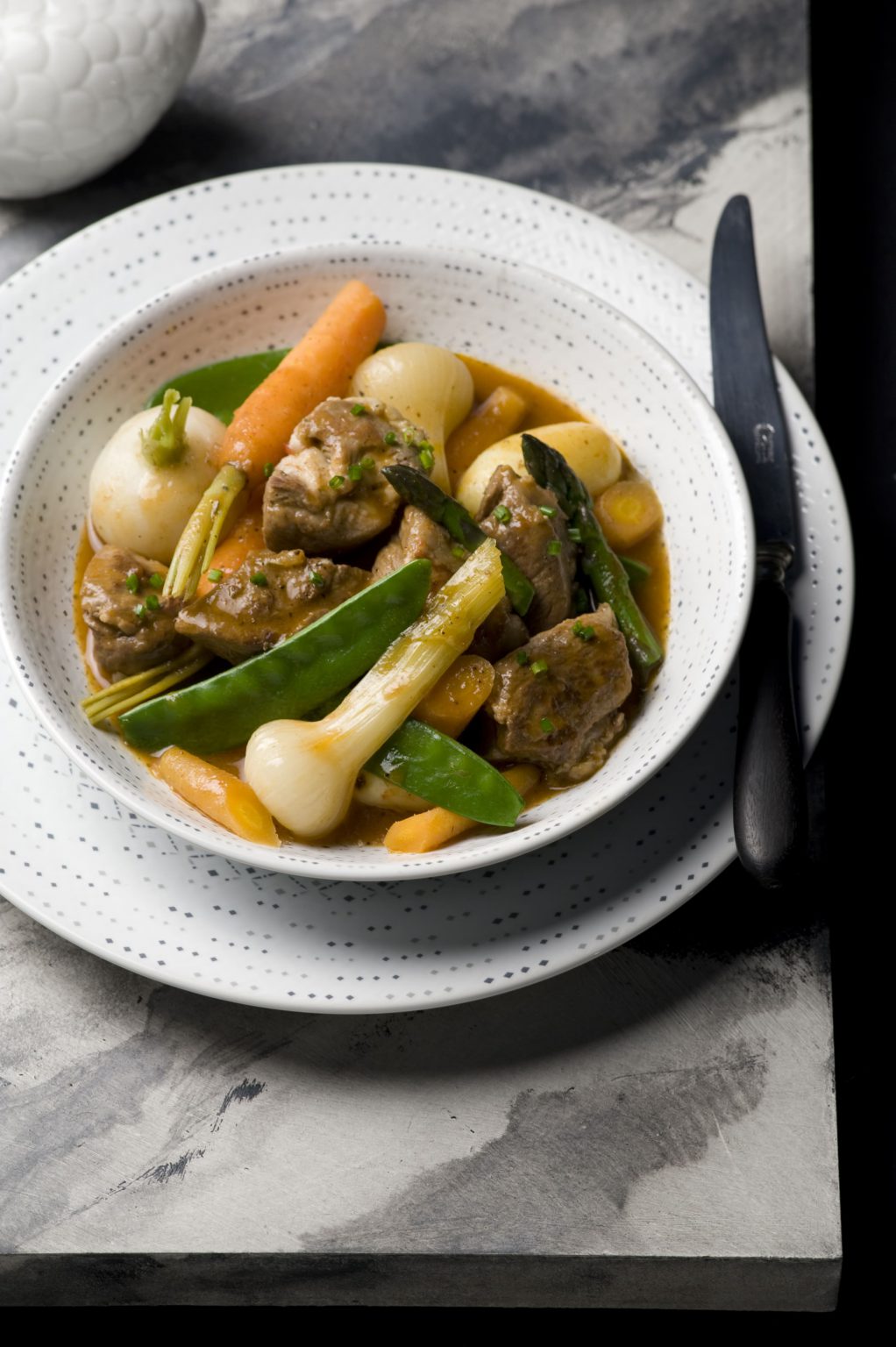 Navarin d'agneau aux légumes primeur - Compagnons du Goût