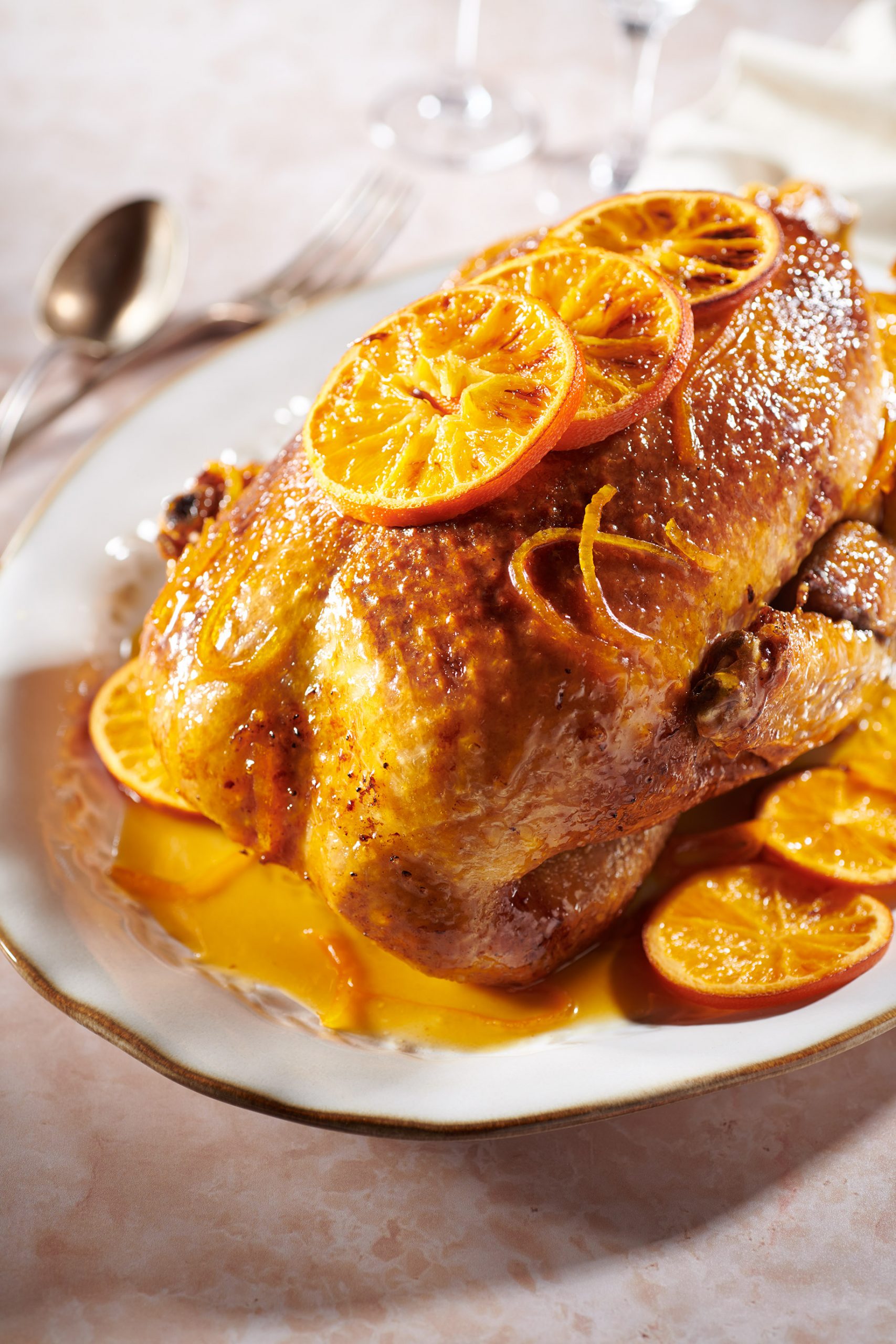 Le traditionnel canard à l'orange